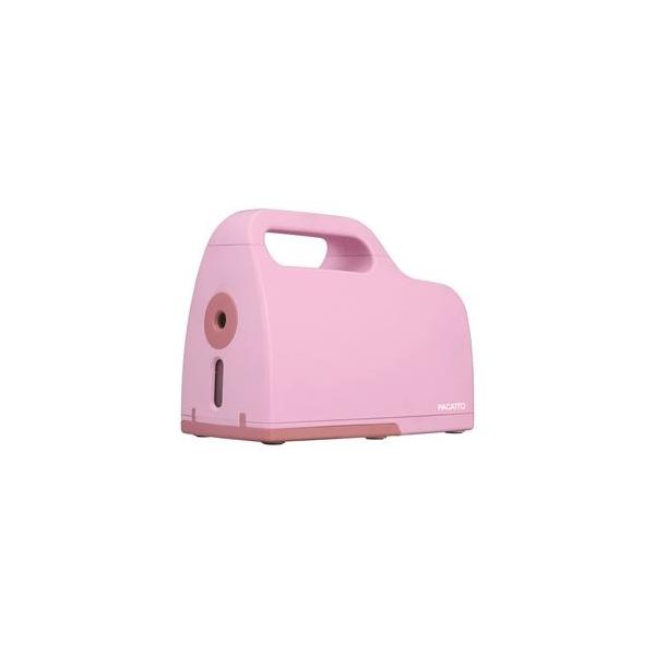 【商品名】 手動式シャープナー PACATTO（パカット） ラベンダー DPS-501-LV 【ジャンル・特徴】 削りくずを直接ゴミ箱にパカッと捨てられる机を汚さない鉛筆削り器。