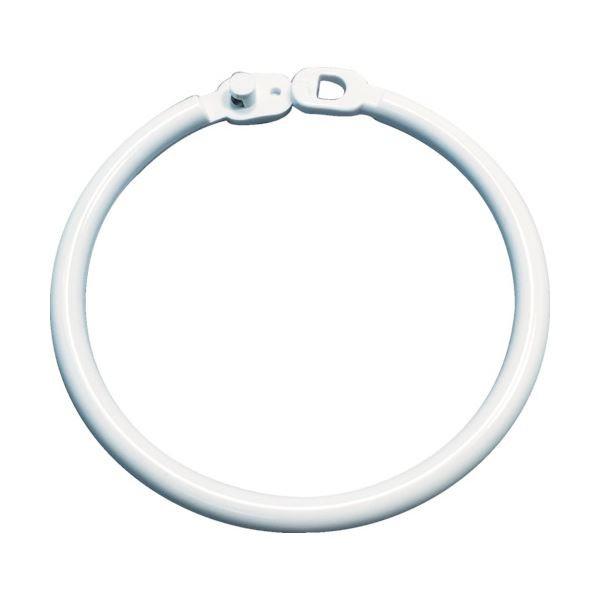 【商品名】 （まとめ） TRUSCO 樹脂製カードリング5.0mm×Φ60mm TKRJ-60 1パック（10個） 【×5セット】 【ジャンル・特徴】 リングを開いてカードを自由に抜き差しできます。