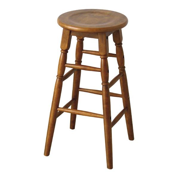 【商品名】 スツール hommage High Stool ブラウン 【組立品】