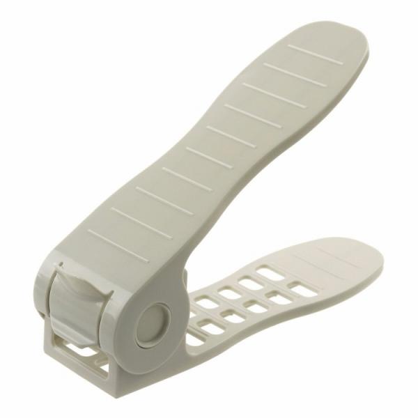 【発売日：2025年09月29日】【商品説明】下駄箱の収納量を2倍にできる靴ホルダー2個入り女性靴に対応したスリムタイプ収納する靴に合わせて、4段階に角度を調節できる靴がずれにくく、片手でサッと取り出せる手で簡単に調節可能【商品情報】■サイ...