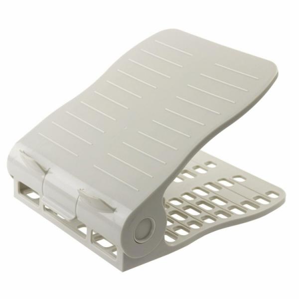 【発売日：2025年09月29日】【商品説明】下駄箱の収納量を2倍にできる靴ホルダー2個入り1足そのまま収納可能なダブルタイプ収納する靴に合わせて、4段階に角度を調節できる靴がずれにくく、片手でサッと取り出せる手で簡単に調節可能【商品情報】...