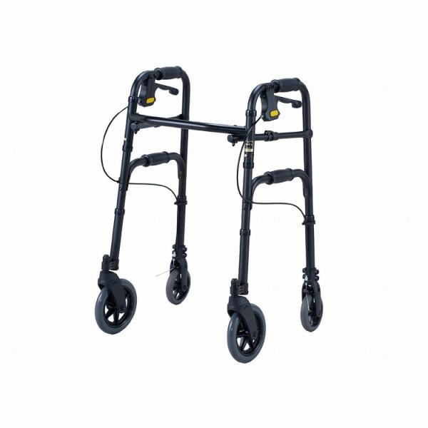 【発売日：2023年06月29日】かごや座面の付いていないシンプルなハンドルブレーキタイプの歩行器なので、機能の多い歩行器には抵抗がある、という方におすすめ。ブレーキは、手元のブレーキレバーで操作し、ご自身のペースにあった歩行をサポート。ブ...