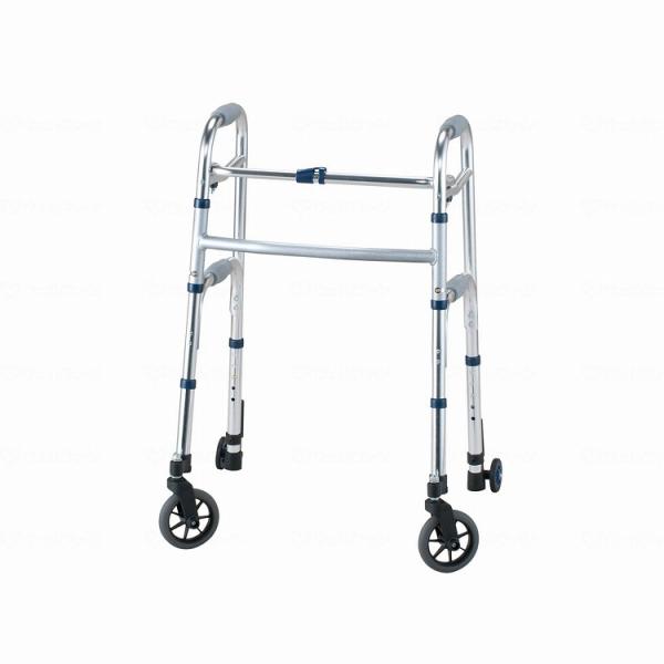 【発売日：2023年06月29日】スムーズに動きやすい5インチ大型ゴムキャスターとキャスター付ストッパーで方向転換もスムーズな4輪タイプ。○後輪：プラスチックタイヤ規格：1台規格詳細重量：3.8kg収納時サイズ：W66×D11×H82.5c...