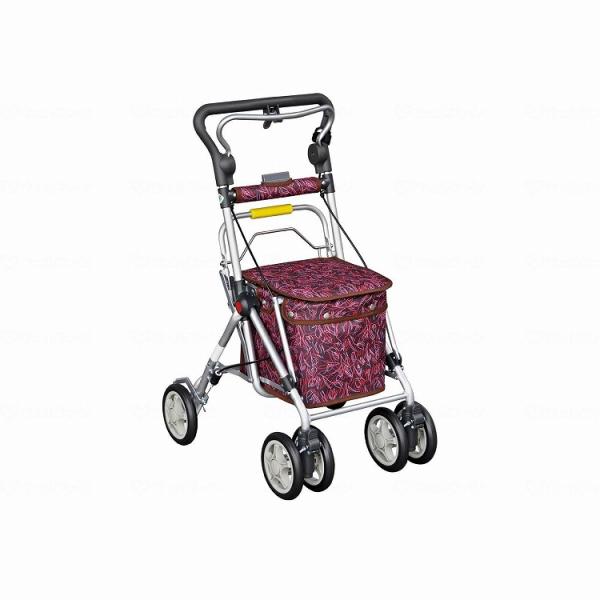 【発売日：2023年06月29日】折りたたみ簡単。高さ調節・ブレーキ操作もやさしくなりましたちょうどいい大きさ、使いやすいカタチ・・・スーパーのかごを載せることができるホルダー付ハンドルが湾曲になっていて押しやすい形メッシュを使用すれば容量...