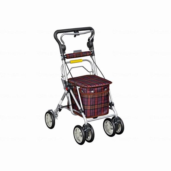 【発売日：2023年06月29日】折りたたみ簡単。高さ調節・ブレーキ操作もやさしくなりましたちょうどいい大きさ、使いやすいカタチ・・・スーパーのかごを載せることができるホルダー付ハンドルが湾曲になっていて押しやすい形メッシュを使用すれば容量...