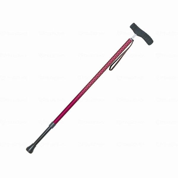 【発売日：2023年06月29日】○長さはラチェットボタンで調節でき、縁起の良い、人気の亀甲柄をシャフトにあしらいました。○耐荷重：80kg少し歩くと手のひらが痛くなる人に最適です。柔らかい発泡ゴムのグリップが手にやさしい。スーパースリムネ...