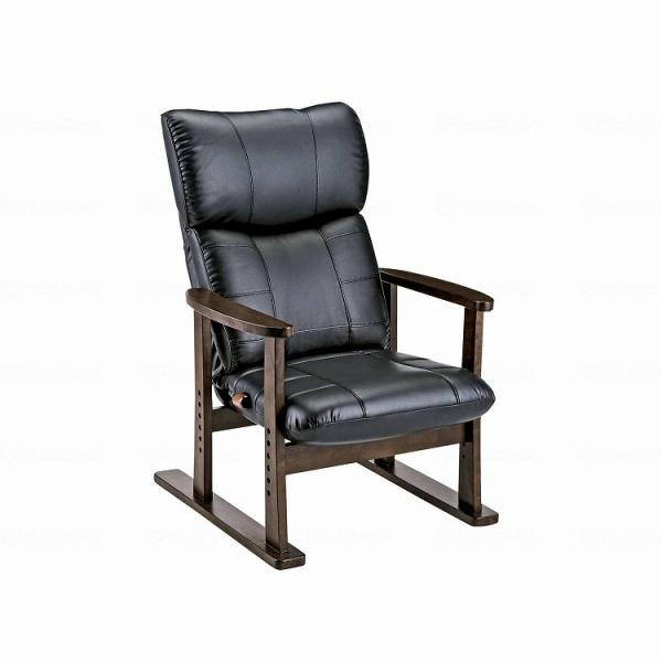 【発売日：2024年04月19日】※当店は介護保険の指定事業者（特定福祉用具販売事業者）ではございません。介護保険でのご購入はできませんので予めご了承ください。【商品説明】立ち座りを楽にするリクライニング高座椅子座面高を45cmまでの５段階...