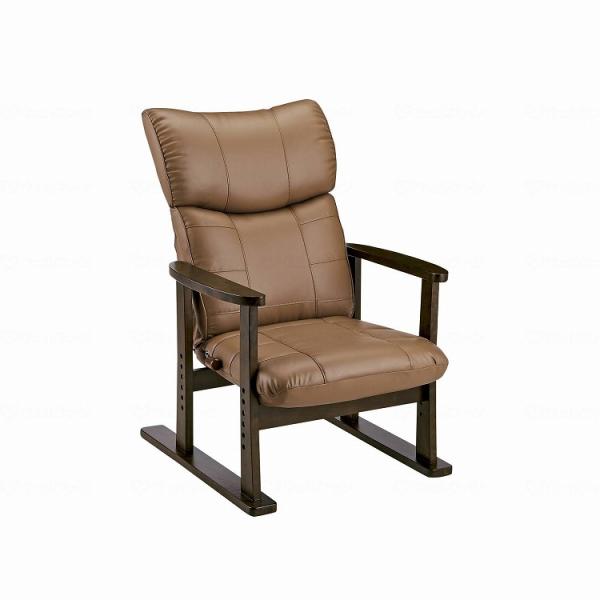 【発売日：2024年04月19日】※当店は介護保険の指定事業者（特定福祉用具販売事業者）ではございません。介護保険でのご購入はできませんので予めご了承ください。【商品説明】立ち座りを楽にするリクライニング高座椅子座面高を45cmまでの５段階...