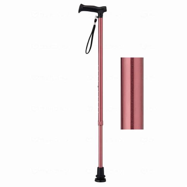 【発売日：2025年12月16日】【商品説明】〇幅の広いグリップが手首への負担を軽減します。〇杖先ゴムは接地範囲が広く、足元をしっかりと支えます。○材質握り：ABS、TPR支柱：アルミ○規格詳細・長さ：74〜96.5cm（約2.5cmピッチ...