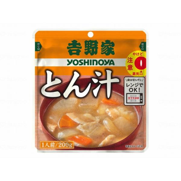 【発売日：2025年11月20日】【商品説明】吉野家の味をご家庭で。店舗用とん汁で使用している味噌をベースに豚肉・大根・玉ねぎ・人参・蒟蒻を具材に使用。お湯を沸かす必要もなく、レンジで温めるだけで 熱々のとん汁をお召し上がりいただけます。【...
