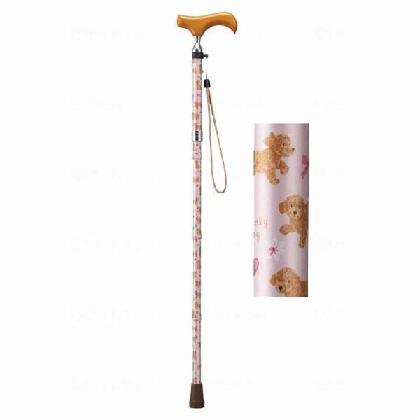 【発売日：2025年12月16日】【商品説明】愛杖に犬のシリーズが新登場。 可愛い犬の愛杖で楽しくお散歩。  ○温もりのある木製グリップ 木目が映える飴色のグリップが魅力です。  ○スリムネック シェイプされたネック部分が、握った時に手に沿...