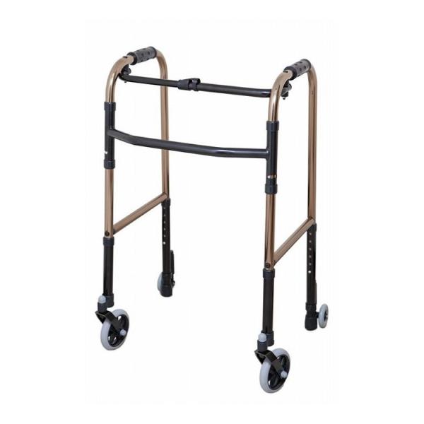 【発売日：2022年11月14日】【商品説明】歩行器を持ち上げなくても楽に移動できます！【規格詳細】○サイズ：幅60/63×奥行55×高さ88〜101cm○内寸：52cm○前輪：直径12.7cm回転キャスター○後輪：直径7.6cmストッパー...