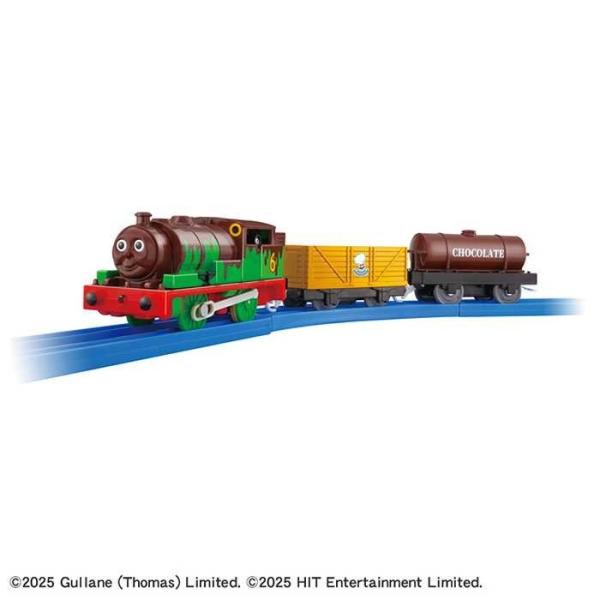 【発売日：2026年02月19日】きかんしゃトーマスの大人気キャラクター「パーシー」のプラレールが３両編成で登場！■サイズ(mm)70×410×40