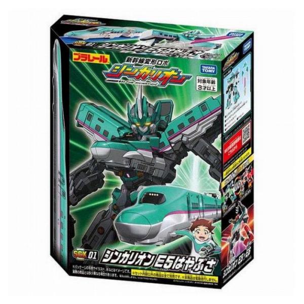 【発売日：2026年08月31日】テレビアニメ「新幹線変形ロボ シンカリオン」から「シンカリオン Ｅ５はやぶさ」が、ＳＧＸシリーズに登場！【商品仕様】対象年齢：3歳〜パッケージ形状：箱安全基準：ST生産国：ベトナムパッケージサイズ：幅175...
