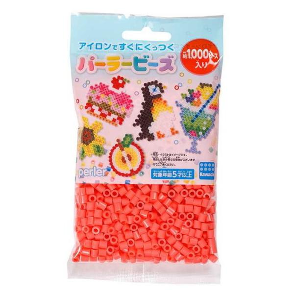 【発売日：2024年02月26日】パーラービーズの単色シリーズに「サーモンピンク」が復刻！●黄味が強く、温かみのあるピンク色です。●色鮮やかなマカロンなどのスイーツモチーフなどに使いやすい色味です。