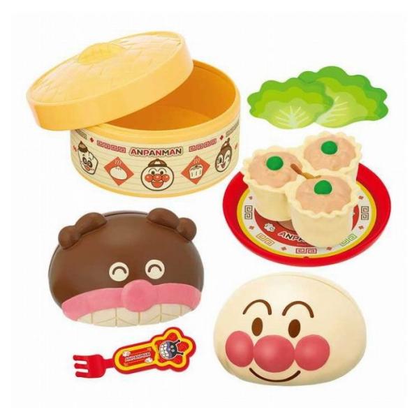 【発売日：2026年08月31日】アンパンマンたちのかわいい中華まんをせいろで蒸してめしあがれ！フォークでさせるしゅうまいも！せいろの中に中華まんやしゅうまいを入れて蒸しちゃおう。ほかほか点心のできあがり！アンパンマン肉まんとばいきんまんチ...