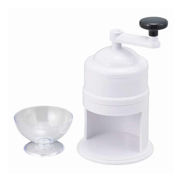 【発売日：2025年12月25日】【商品詳細】ふわっふわなかき氷が作れる手動式のかき氷器。家庭用の角形氷でも簡単に作れます。内容:本体（約185×155×280mm）×1原産国:中国