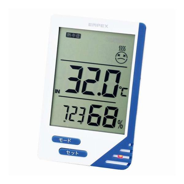 【発売日：2025年12月25日】【商品詳細】熱中症とインフルエンザ対策に!スリムな薄型デジタル温・湿度計。○温度計・湿度計○熱中症注意目安○季節性インフルエンザ感染防止目安○時刻、カレンダー表示○アラーム機能内容:本体（約88×56×14...