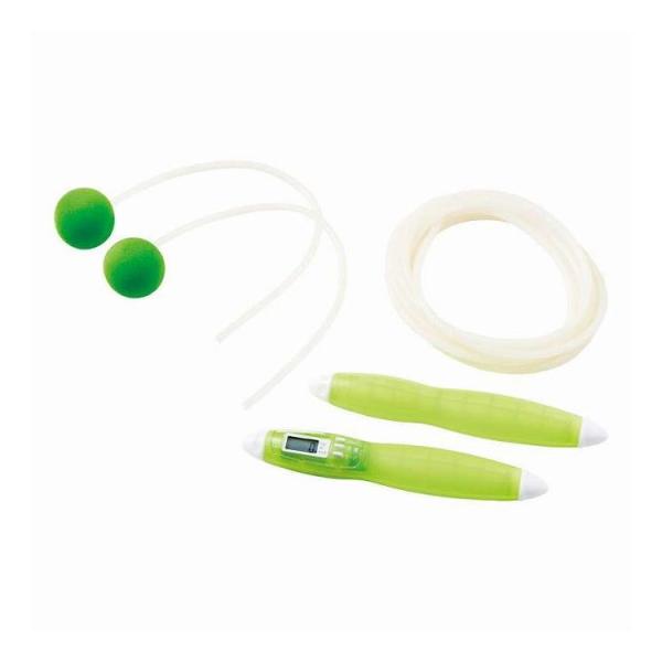 【発売日：2025年12月25日】【商品詳細】室内でも手軽に有酸素運動をしたい方へ。■室内でも室外でも使える2種類のロープが付属■跳んだ回数は勿論、縄跳びで何kcal消費したか表示内容:本体（約185×26×30mm）×1原産国:中国