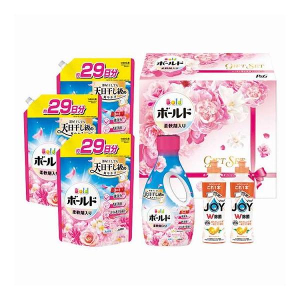 【発売日：2025年12月25日】【商品詳細】柔軟剤入りでいい香りのボールドとジョイのセットです。内容:ボールドジェル華やかプレミアムブロッサムの香り（680g）×1、ボールドジェルプレミアムブロッサム詰め替え（690g）×3、除菌ジョイコ...