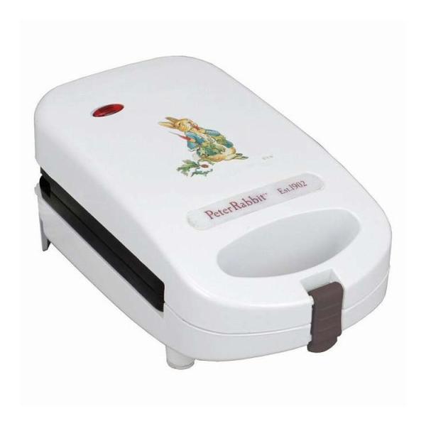 【発売日：2025年12月25日】【商品詳細】ピーターラビットの焼き印でかわいいホットサンド朝食を。プレートはフッ素樹脂加工でお手入れ簡単。ホットサンドが一度に2個作れます。内容:本体（約203×119×102mm）×1原産国:中国