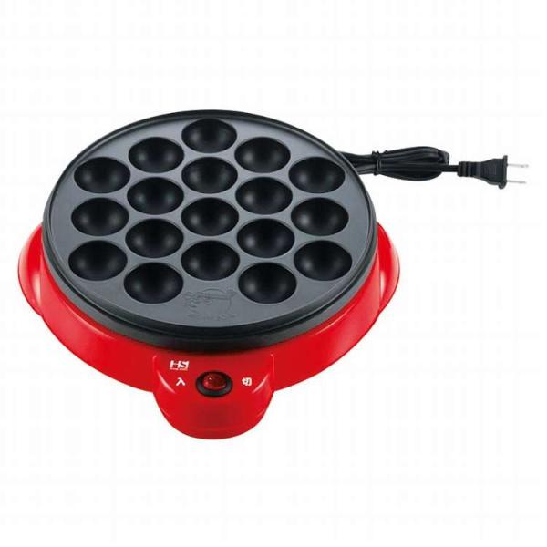 【発売日：2025年10月27日】【商品詳細】シンプルな固定型たこ焼器。楽しいたこ焼きパーティーに最適。スイッチはパイロットランプ付き。プレートはフッ素樹脂塗装でこびり付きにくい。かんたんレシピ付き。コードの長さ約1.4m。消費電力650W...