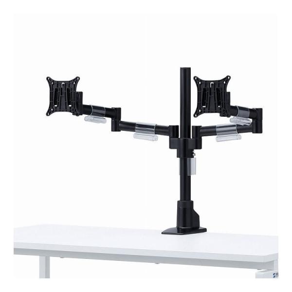 【発売日：2022年03月03日】【商品特長】2面モニタ搭載可能。水平多関節モニタアーム。■サイズ：寸法図参照■重量：5kg■梱包：1個口/570×340×120mm・6kg■出荷形態：ノックダウン組立式■材質：スチール（支柱部）、アルミ（...