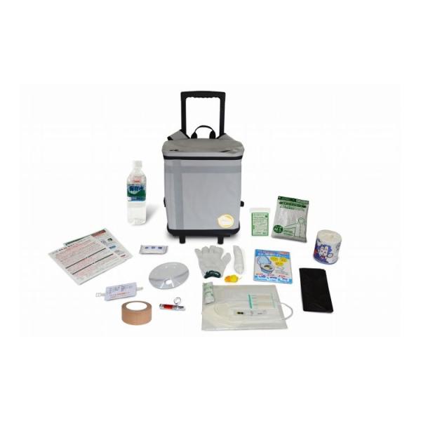 【発売日：2026年01月27日】甘味物・氷砂糖、保存飲料水（500ml）、FM(ワイドFM対応)ラジオ付き多機能自家発電ライト、マスク、トイレットペーパー、簡易トイレセット（3枚入）、ガーゼ付救急絆創膏×2、医療用体温計、携帯アルミブラン...