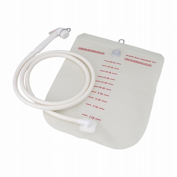 【発売日：2024年10月15日】【商品説明】シャワーヘッドとウォーターバッグの簡易シャワーセット。電源不要でどこでも使用できます。バッグ：W380XH480mm本体重量：570g材質：バッグ=ポリ塩化ビニールバッグ容量：9Lシャワーホース...