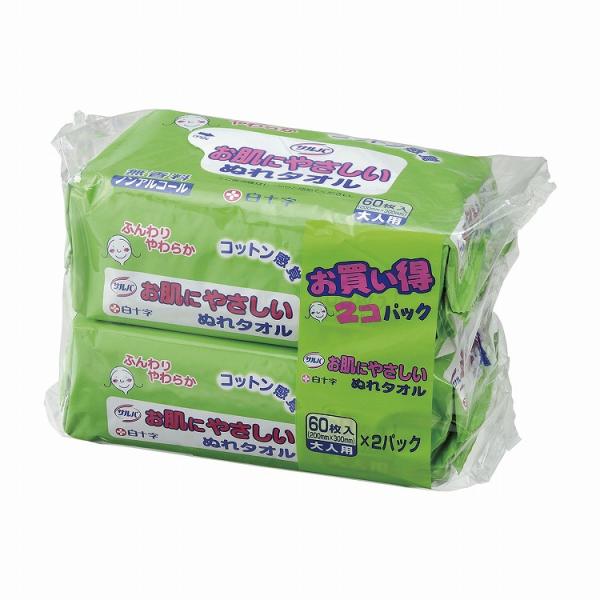 【発売日：2024年10月15日】【商品説明】お肌にやさしい柔らか素材。ノンアルコール・無香料。シート：200×300mm個装入数：60枚×2個原産国または製造国日本使用期限無