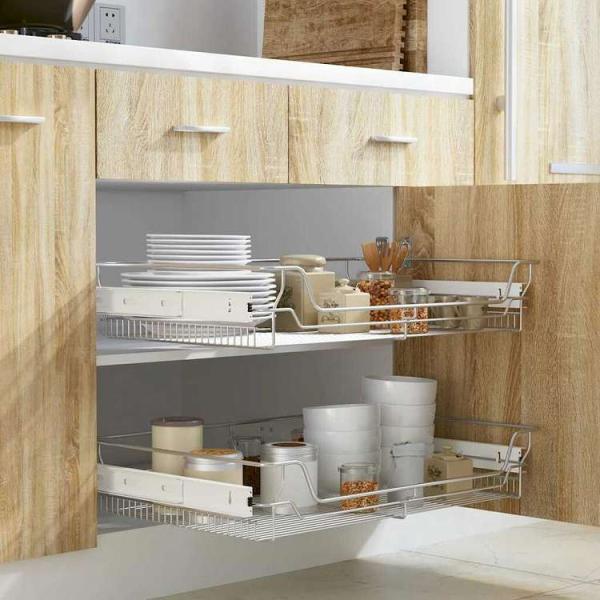 【発売日：2025年04月21日】■カラー：シルバー■サイズ(レール付き)：755 x 460 x 130 mm (幅 x 奥行き x 高さ)■板厚16〜18mmのキャビネットに対応■ボールベアリングを使用した伸縮可能ランナー付き■組み立て...