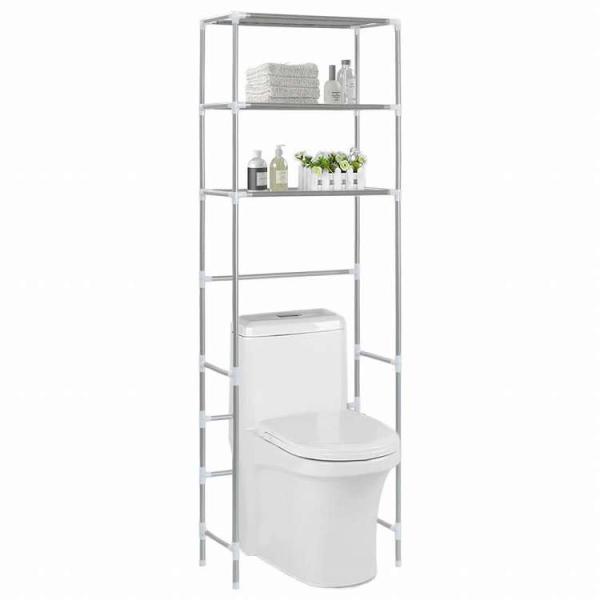 【発売日：2025年04月21日】■このトイレ上に設置する3段の収納ラックは、散らかりがちなバスルームやランドリールームに複数の収納スペースを作ることができる、理想的な収納ソリューション。 高品質のステンレススチールをフレームと複数のパーツ...