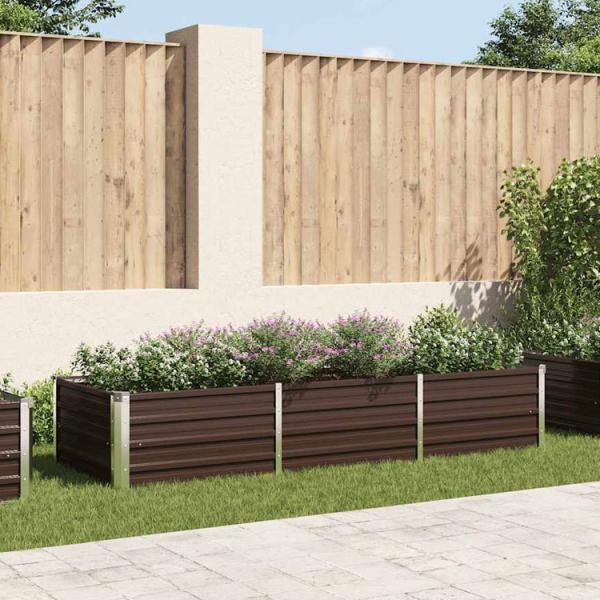 【発売日：2025年07月28日】このガーデンプランターは金属でできています。DIY愛好家が庭やバルコニー、パティオを飾るのにぴったりです。プランターは深さと幅があり、大量の土を入れられるので、植物、野菜、ハーブ、花を植えるスペースはたっぷ...