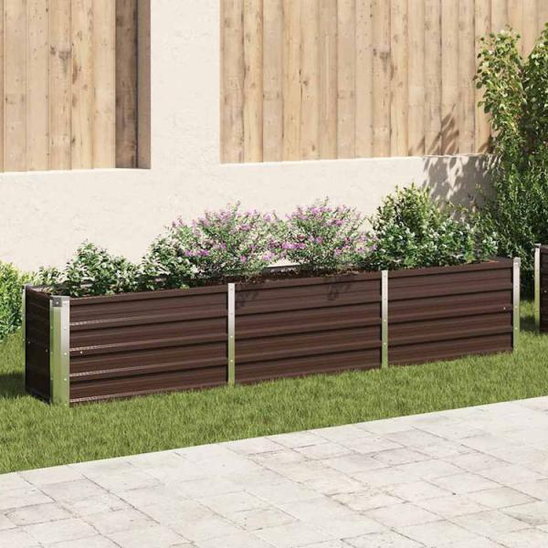 【発売日：2025年07月28日】この亜鉛メッキ鋼製ガーデンプランターは、様々な種類の花や植物を育てるのに理想的です。あなたのお庭に素敵なワンポイントをプラスします。このプランターには、大量の土が入るため、植物、野菜、ハーブ、花を育てるのに...