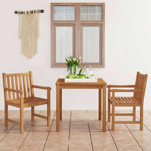 【発売日：2025年04月21日】■材質：微細研磨チーク硬材 (水ベース仕上げ)■テーブルトップフレームの厚さ：28 mm (許容値+/- 2 mm)■テーブル脚のサイズ：5 x 5 cm (幅 x 奥行き)■座席幅：58 cm■地面からの...