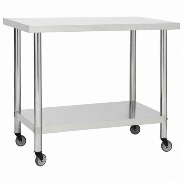 【発売日：2025年04月21日】■このワークテーブルは食事の準備やキッチン、レストラン、学校、その他商業施設での調理作業に最適です。 美食家にぴったりのワークテーブル。耐久性の高いステンレススチールで出来ており、長年使用することができます...