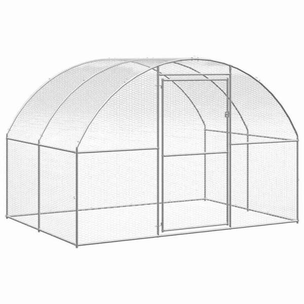 【発売日：2025年04月21日】■この実用的で広々とした鶏小屋は、鶏やアヒルなどの小動物を快適に飼育するための屋外の囲いとして最適なアイテムです。 この鶏用ケージは亜鉛メッキ鋼製で、安定性と耐久性に優れているのが特徴です。湿った布や水道水...