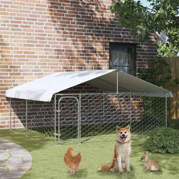 【発売日：2025年04月21日】■この屋外用の犬小屋はあなたの子犬に安全、セキュリティと快適さを提供します。この用途広い犬小屋は、遊び、運動、訓練、または単にあなたの犬の安全を確保する役割を果たし、使い道を選ばない多目的な優れもの。あなた...