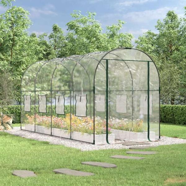 【発売日：2025年04月21日】■耐紫外線カバー：栽培ハウスの透明なカバーは、日光を透過させ、熱を保存するため、天候による損傷が最小限に抑えられます。引き裂きに耐性のある材質なので、伝統的なガラス温室の優れた代替品になります。■ロールアッ...