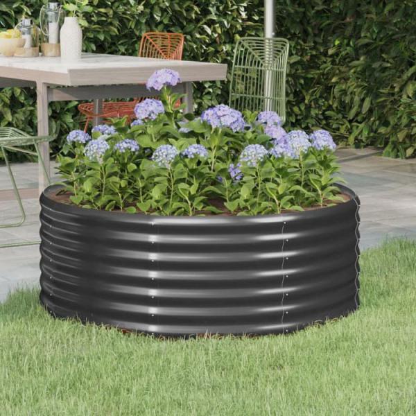 【発売日：2025年07月28日】このガーデンプランターはDIY愛好家が庭やバルコニー、パティオを飾るのにぴったりです。頑丈フレーム:粉体塗装スチールで出来たプランターポットで、非常に頑丈で耐久性に優れています。プレミアム素材:錆びや腐食に...