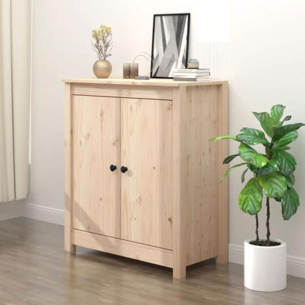 【発売日：2025年07月28日】この木製サイドボードで、すっきりとしたリビングルームをお楽しみください。この実用的なサイドボードは、様々なニーズを満たし、お部屋に理想的にマッチします。無垢のパイン材:無垢のパイン材は美しい天然素材です。パ...
