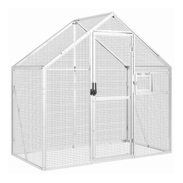 【発売日：2026年04月16日】鳥小屋は、鳥たちが安全に飛んだり遊んだりできる、居心地のよい快適な場所になります。頑丈なアルミニ素材を使用しているため、長持ちします。さらに、毎日鳥を観察することができるため、鳥がのびのびと外を見ることがで...