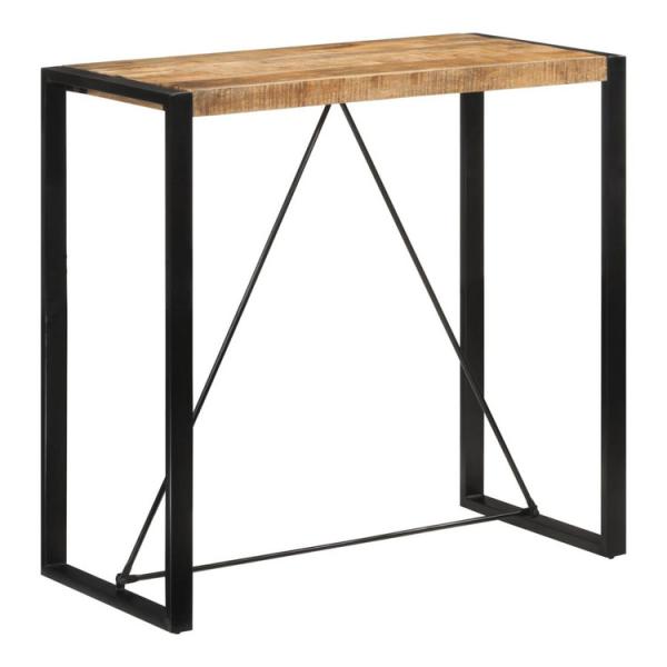 【発売日：2025年07月28日】この木製のバーテーブルは、ヴィンテージの魅力を備えており、生活空間に独特の雰囲気を添えてくれます。マンゴー無垢材使用:マンゴー無垢材は、丈夫な熱帯の広葉樹です。その美しい木目が、一点一点の家具にわずかに異な...