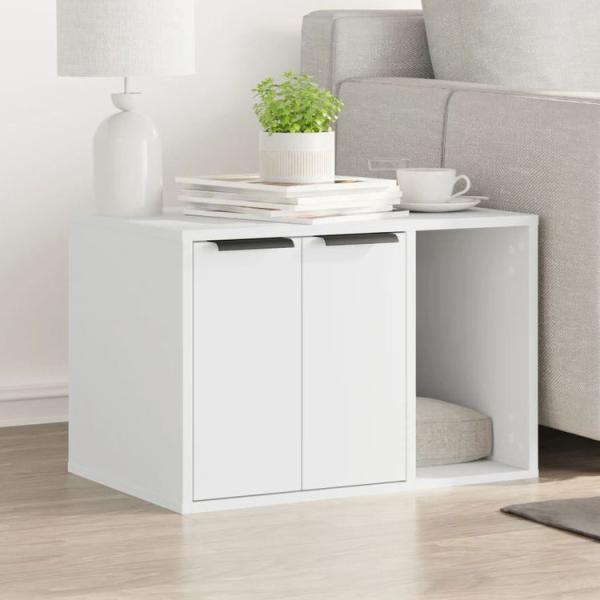 【発売日：2025年07月28日】材質:エンジニアリングウッド全体サイズ:60×40×40cm(幅×奥行×高さ)オープンコンパートメントの寸法:20×38,5×36,5cm(幅×奥行×高さ)総耐荷重:60kg上面の最大耐荷重:30kgドアの...