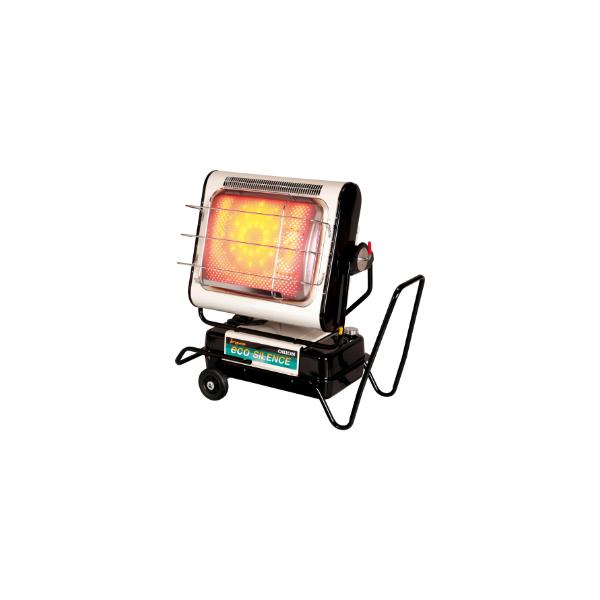 ジェットヒーター BRITE　HRR480B エコサイレンス・暖房のめやす木造　50坪コンクリート　70坪仕様・熱出力：40.7~24.3（5段階）kW、35,000~20,900kcal/h・使用燃料：灯油（JIS1号灯油）・燃料消費量：...