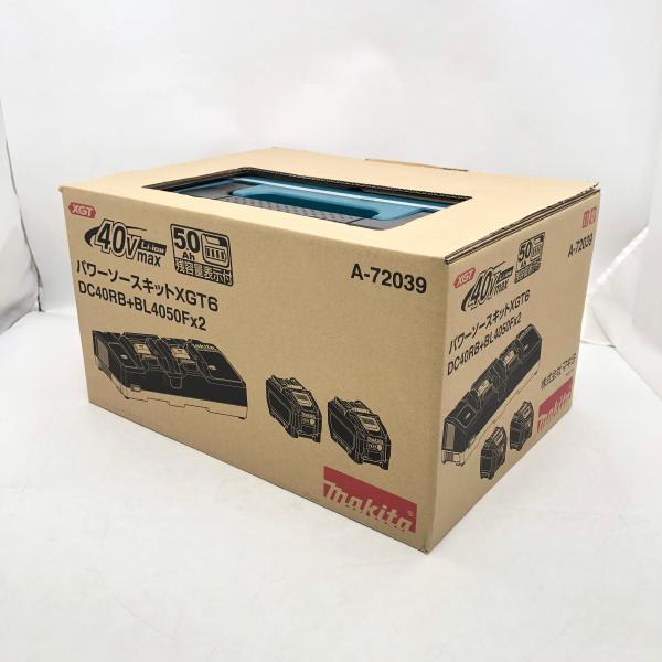 【新品】マキタ パワーソースキット XGT6 (型番: A-72034)マキタ40Vmaxシリーズの純正バッテリー＆充電器一式セットです。フルセット新品・未使用の状態で、すぐにご使用いただけます！■セット内容・高容量バッテリ BL4050F...