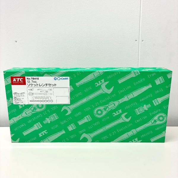 基本情報・品番：TB410（14点セット）・差込角：12.7sq.（1/2）・セット内容（ソケット）：　- 6角ソケット：10、12 mm　- 12角ソケット：13、14、17、19、21、22、24、26 mm・セット内容（ハンドル・アク...