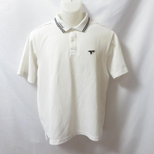 在庫は一点のみになります。当日〜翌営業日出荷にて対応致します。ブランド名：TOUR STAGE品番：商品名：ポリエステル ポロシャツ 半袖 ボタン ゴルフ スポーツサイズ：メンズL実寸サイズ：着丈70cm×身幅56cmカラー：ホワイト生産国...