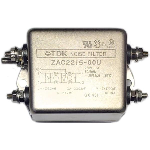 ブランド：ティーディーケーラムダ(TDK-lambda)品番：ZAC2215-00U定格電圧(V)AC250定格電流(A)15対称波減衰量保証1.5〜30MHz[40dB]非対称波減衰量保証1.5〜30MHz(40dB)質量(g)260使用...