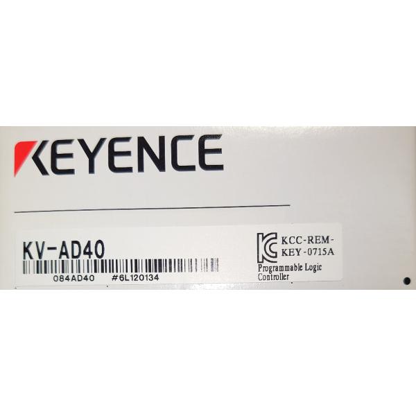 ブランド: KEYENCE(キーエンス)型式：KV-AD40種類：アナログ入力ユニットアナログ入出力点数：4 点 (差動入力)アナログ入出力レンジ (分解能)電圧-10 〜 +10 V (2.5 mV、1/8,000)0 〜 10 V (2...